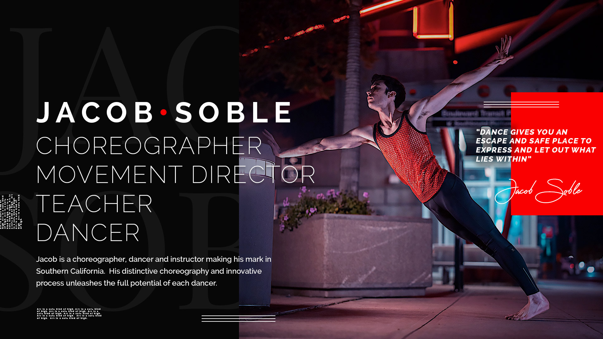 Jacob Soble | Choreographer and Movement Director